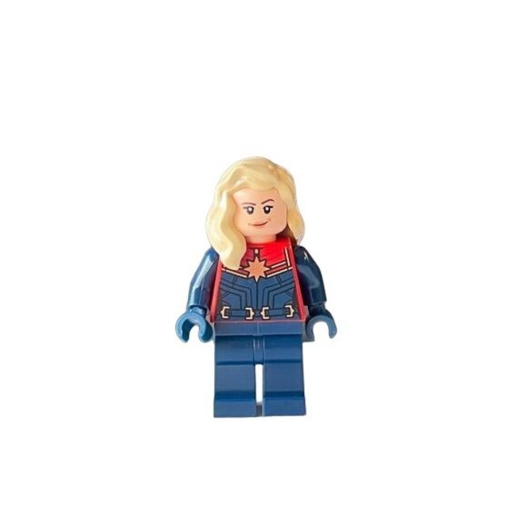 Lego | Toys | Lego Captain Marvel Carol Danvers Tan Hair Over Shoulder ...